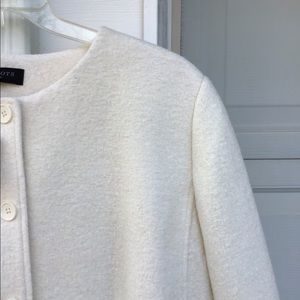 Talbots | Jackets & Coats | Nwt Talbots Wow Cream Boiled Wool Lined ...